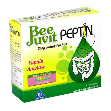 Dung dịch BeeJuvit Peptin hỗ trợ tăng cường tiêu hóa (Hộp 20 ống x 10ml)