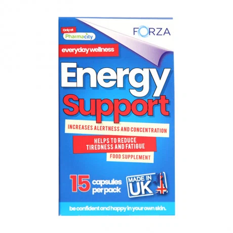 Viên uống FORZA Energy Support hỗ trợ tiêu hóa (Hộp 1 vỉ x 15 viên nang)