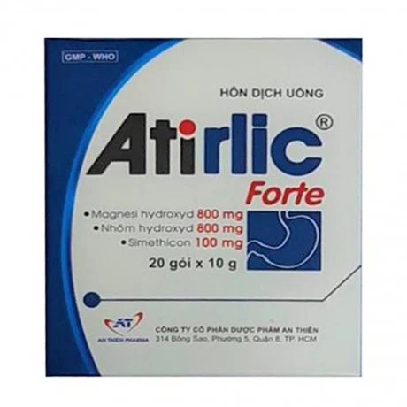Hỗn dịch uống Atirlic điều trị viêm loét dạ dày tá tràng, trào ngược dạ ...