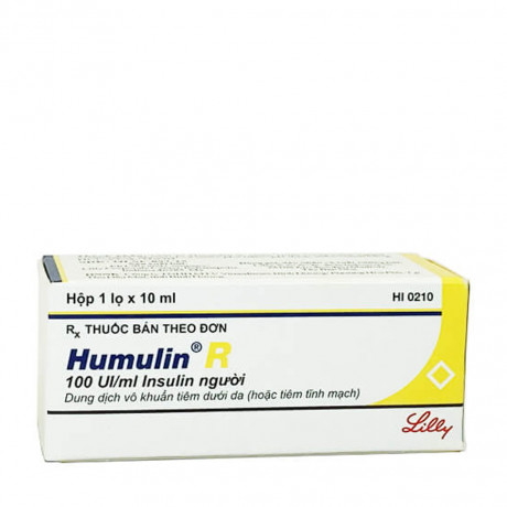 Dung dịch tiêm Humulin 100 UI/ml insulin trị đái tháo đường 0