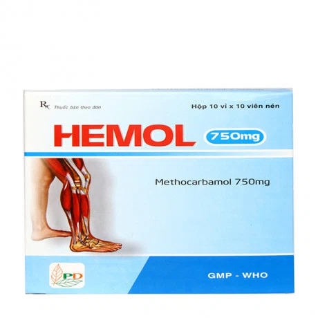 Viên nén Hemol 750mg trị giảm triệu chứng của các bệnh lý cơ xương cấp ...