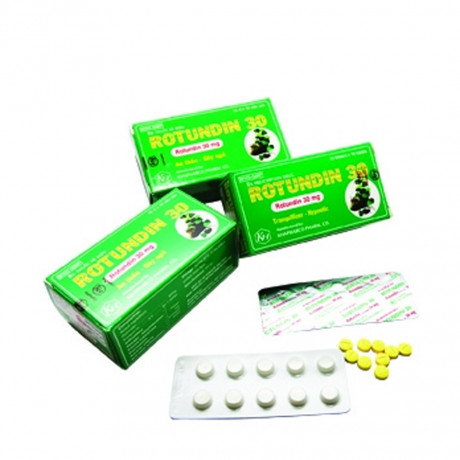 Viên nén Rotundin 30mg Khánh Hòa hỗ trợ điều trị mất ngủ (10 vỉ x 10 viên)