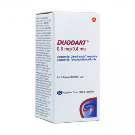 Viên nang Duodart 0,5mg/0,4mg hỗ trợ điều trị phì đại lành tính tiền ...