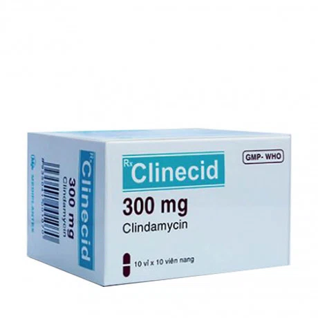 Viên nang cứng Clinecid 300mg điều trị nhiễm khuẩn (10 vỉ x 10 viên)