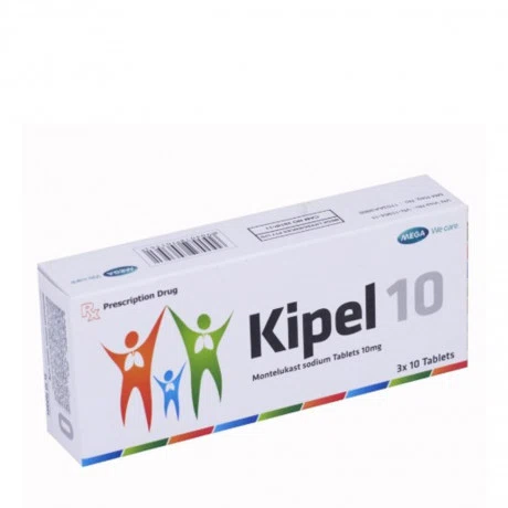 Viên nén Kipel 10mg dự phòng và điều trị hen phế quản mạn tính (4 vỉ x ...