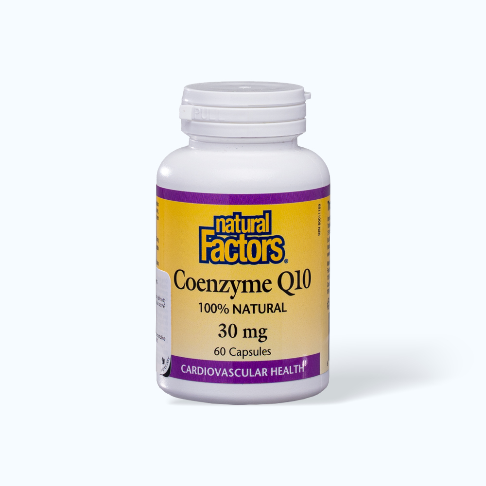 Viên uống Natural Factors Coenzyme Q10 Traphaco phòng ngừa các bệnh tim mạch (60 viên)