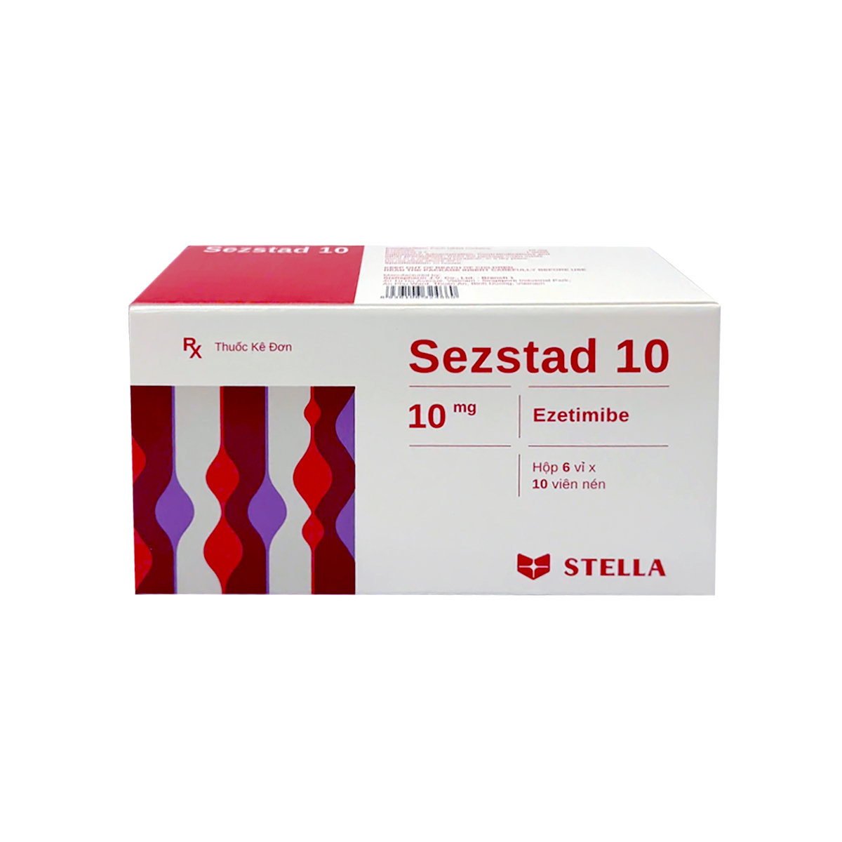 Viên nén Stella Sezstad 10mg điều trị tăng cholesterol máu, giảm mỡ máu ...