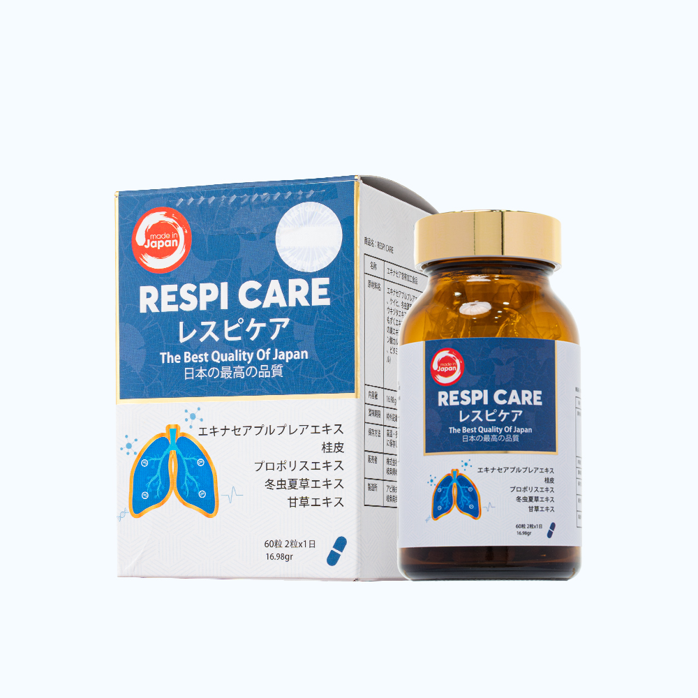Thực phẩm bảo vệ sức khỏe Respi Care (Hộp 60 viên)
