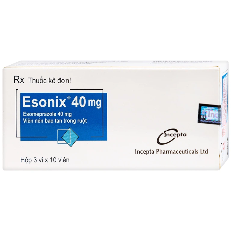 Esonix 40mg (Hop 30 vien) Incepta pharma
