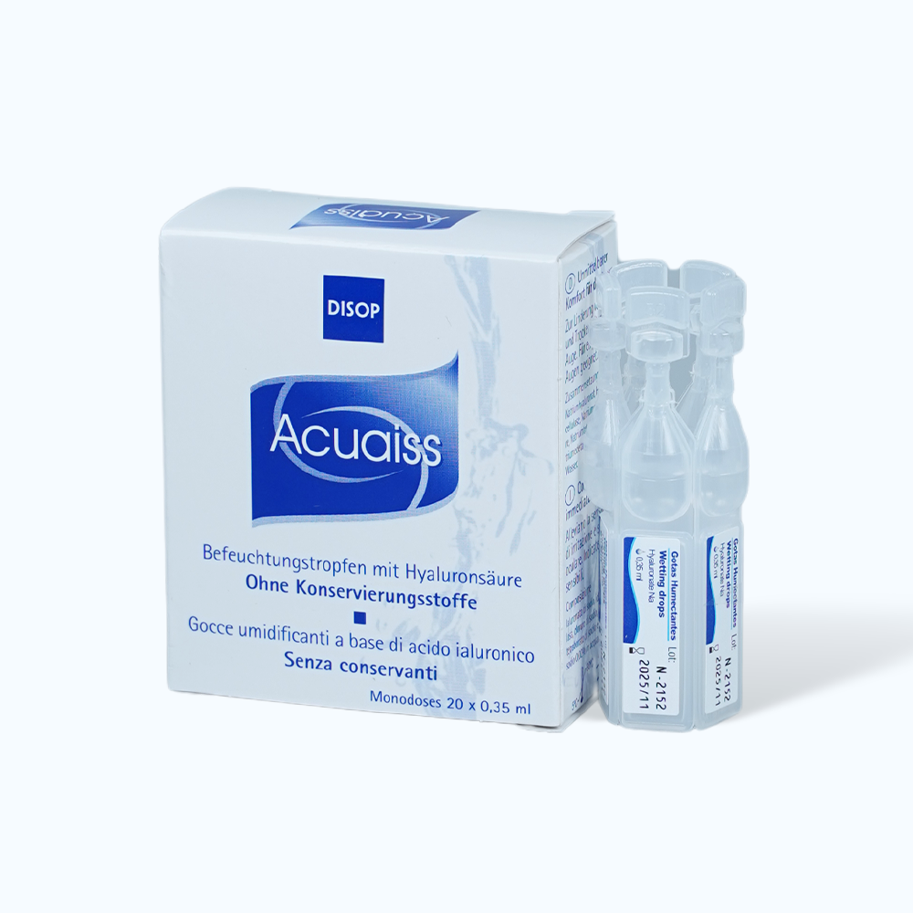 Acuaiss Eye Drop monodoses (Hộp 20 ống)