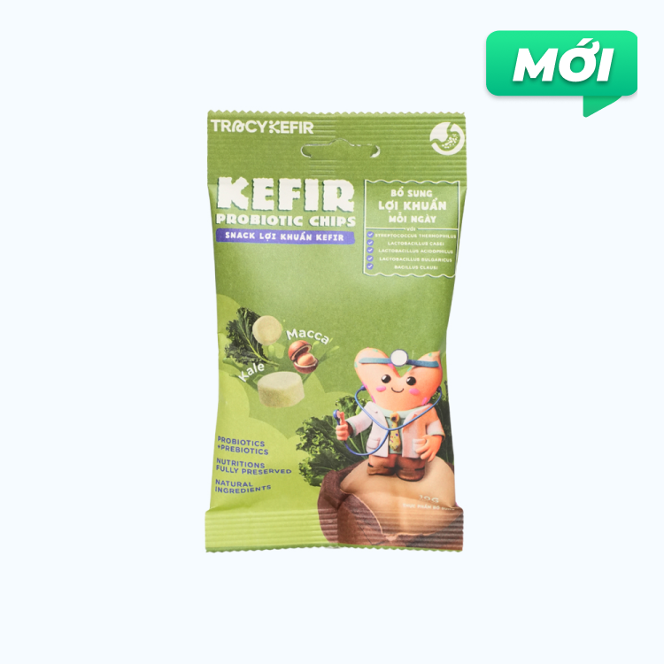 Snack Lợi Khuẩn Kefir Vị Kale Macca (Gói 10G)