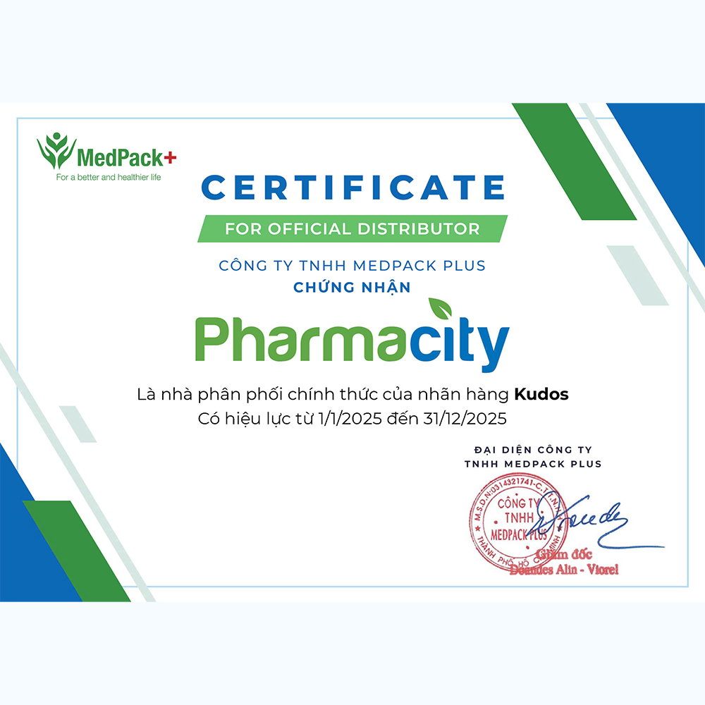 Viên uống Kudos Active Life bổ sung vitamin và khoáng chất (Hộp 30 viên)